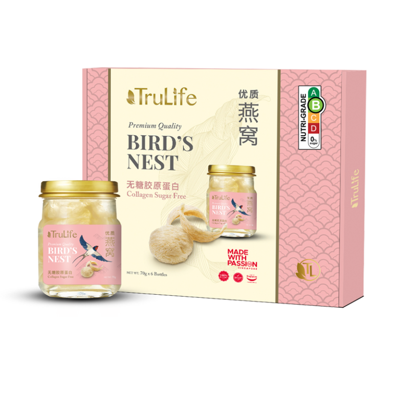 TruLife Premium Bird’s Nest With Collagen (Sugar Free) 6 x 70g ...